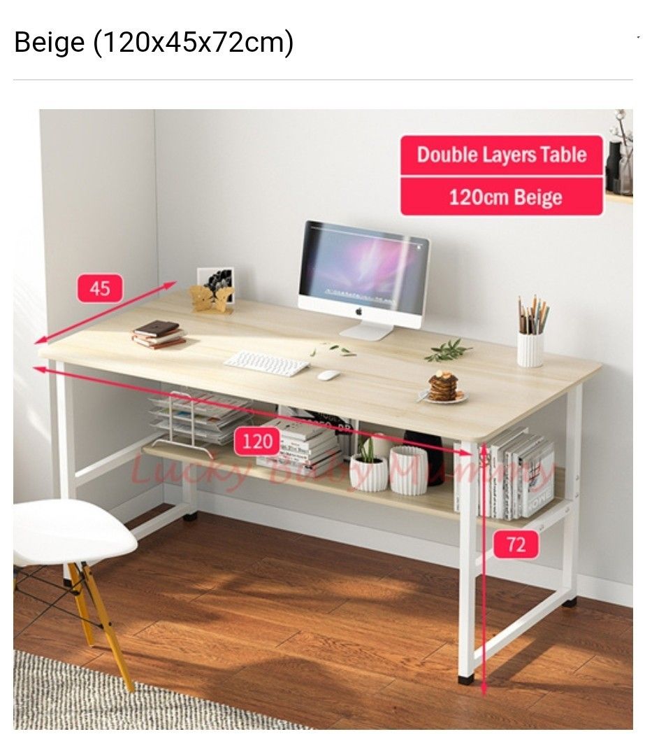 Modern Study Computer/Table Space Saving Office Study Desk Student ...