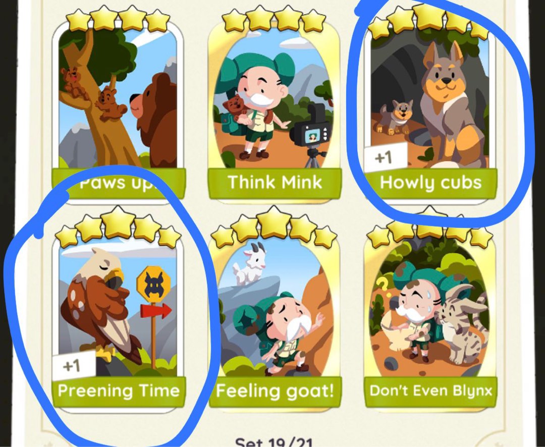 Monopoly Go Howly Cubs Preening time Five Stars, Video Gaming, Video ...