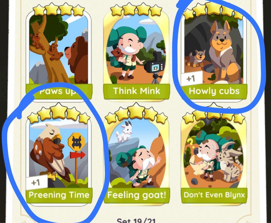 Monopoly Go Howly Cubs Preening time Five Stars, Video Gaming, Video ...