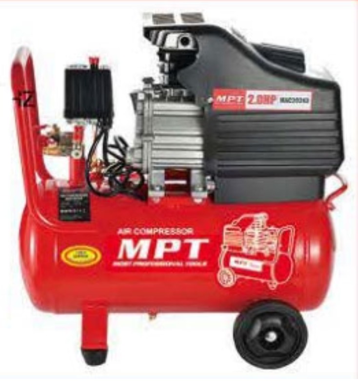 MPT MAC20243 2HP Silent / Oil Free Air Compressor 100L, Commercial ...