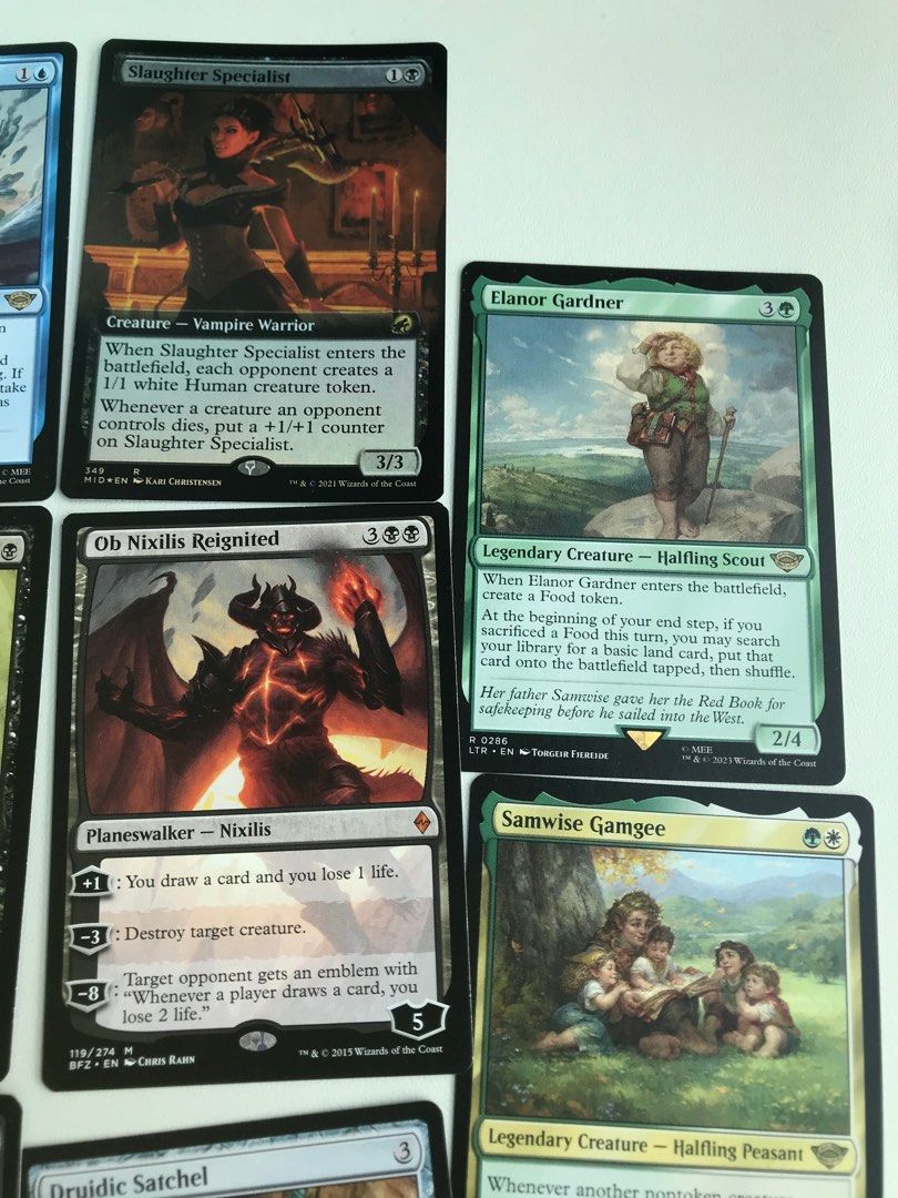 MTG Bulk Mythic and Rares collection + LOTR common and uncommon stack ...