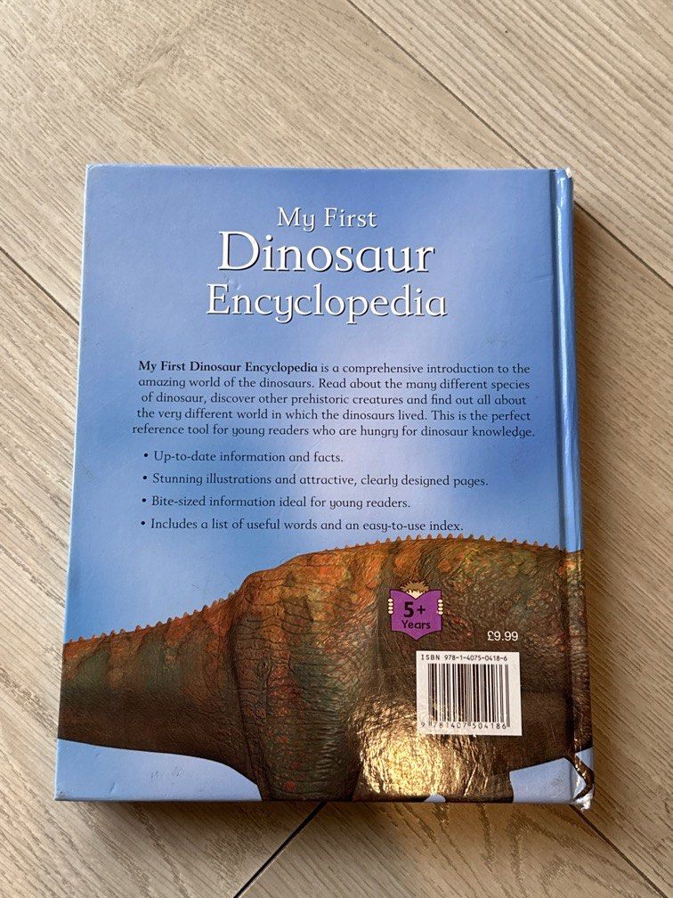 My First Dinosaur Encyclopedia - Hardbound Educational Book for Kids on ...