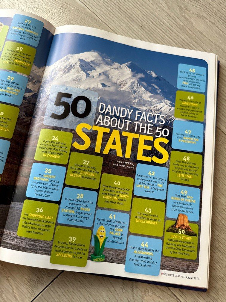 National Geographic 5,000 Awesome Facts About Everything 2 - Hardbound ...