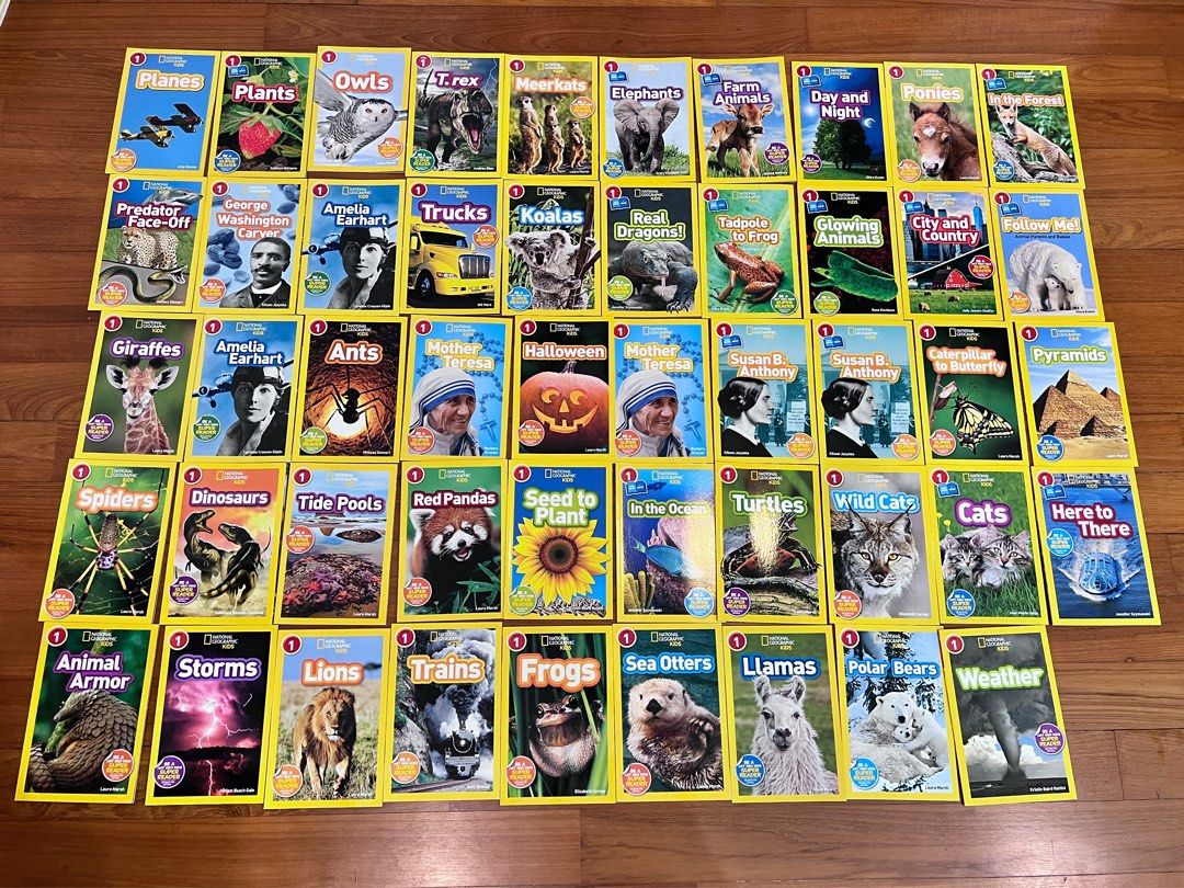 National Geographic Kid level 1 readers, Hobbies & Toys, Books ...