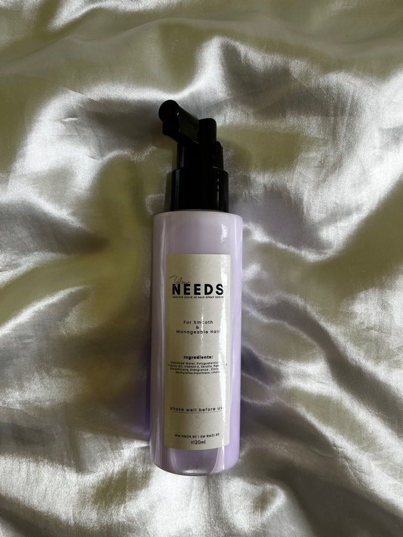 NEEDS Keratin Hair Spray, Beauty & Personal Care, Hair on Carousell
