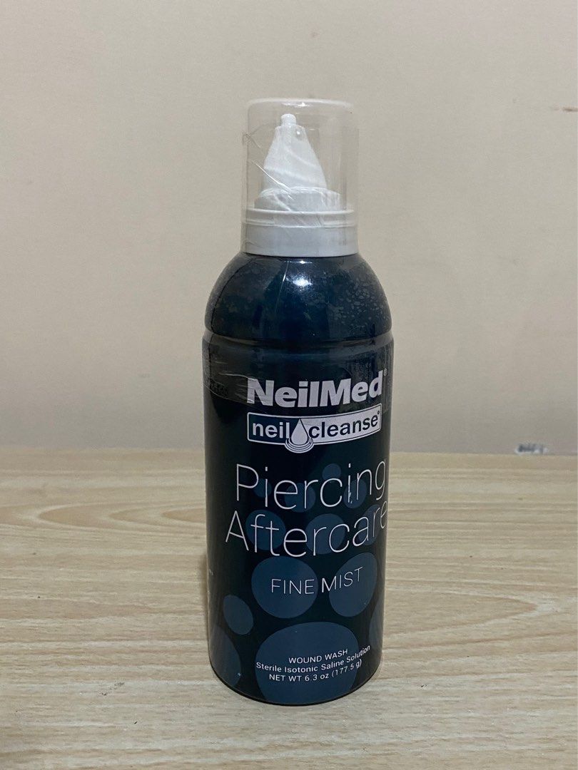 NeilMed Piercing Aftercare Mist - Sodium Chloride Spray Sterile Saline ...