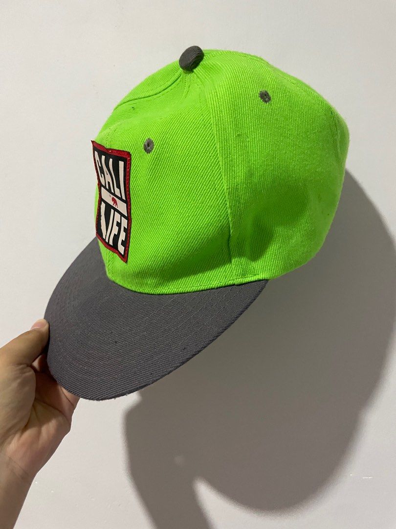 Neon Green Cap, Men's Fashion, Watches & Accessories, Caps & Hats on ...