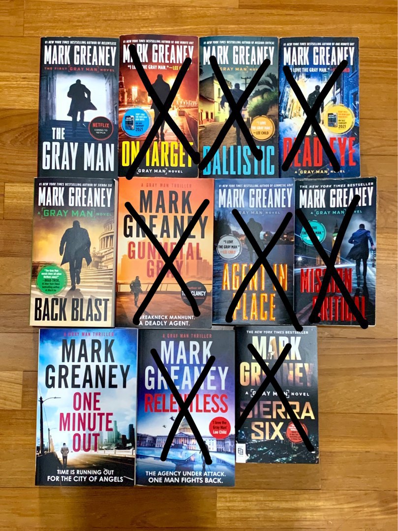 *Netflix movie* The Gray Man series by Mark Greaney (The Gray Man, Back ...