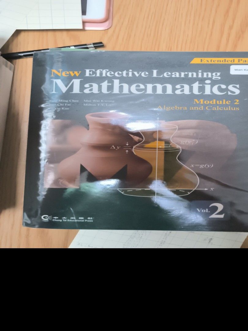 New Effective Learning Mathematics vol.1&2, 興趣及遊戲, 書本 & 文具, 教科書 - Carousell