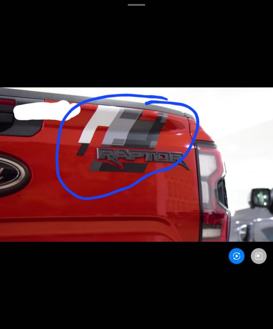 Next Gen Raptor Sticker, Car Parts & Accessories, Emblem, Sticker and ...