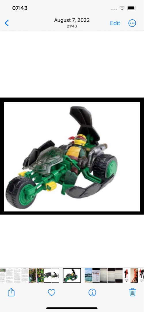 Nickelodeon TMMNT Ninja turtles Stealth Bike, Hobbies & Toys, Toys ...
