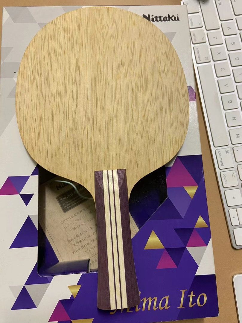 Nittaku Ito Mima FL handle, Sports Equipment, Sports & Games, Racket ...