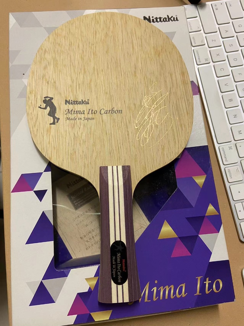 Nittaku Ito Mima FL handle, Sports Equipment, Sports & Games, Racket ...