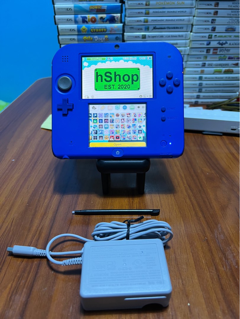 Nintendo Old Regular 2DS Electric Blue (Cfw w/32gb MMC, Full of Games ...