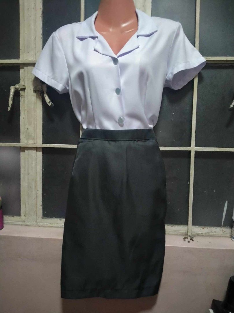 OLFU shs uniform in 2 sets on Carousell