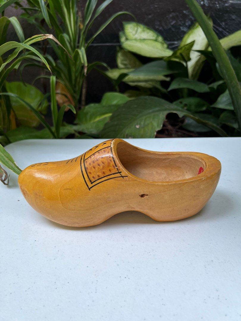 One piece wooden clog, Furniture & Home Living, Home Decor, Other Home ...