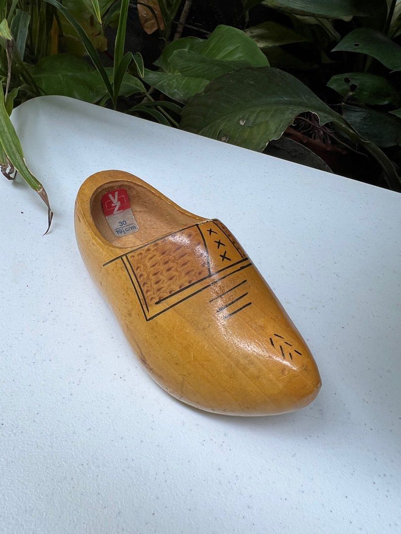 One piece wooden clog, Furniture & Home Living, Home Decor, Other Home ...