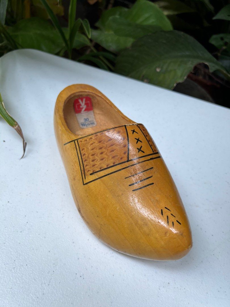 One piece wooden clog, Furniture & Home Living, Home Decor, Other Home ...