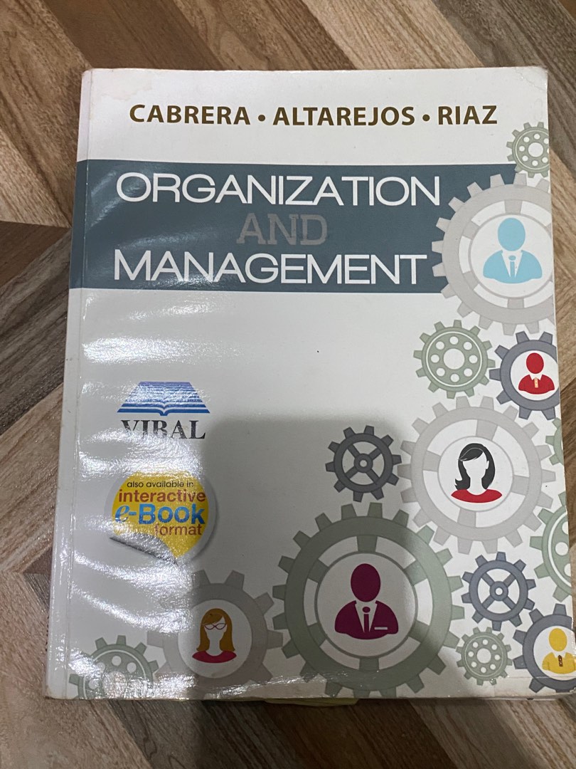 Organization and Management book on Carousell