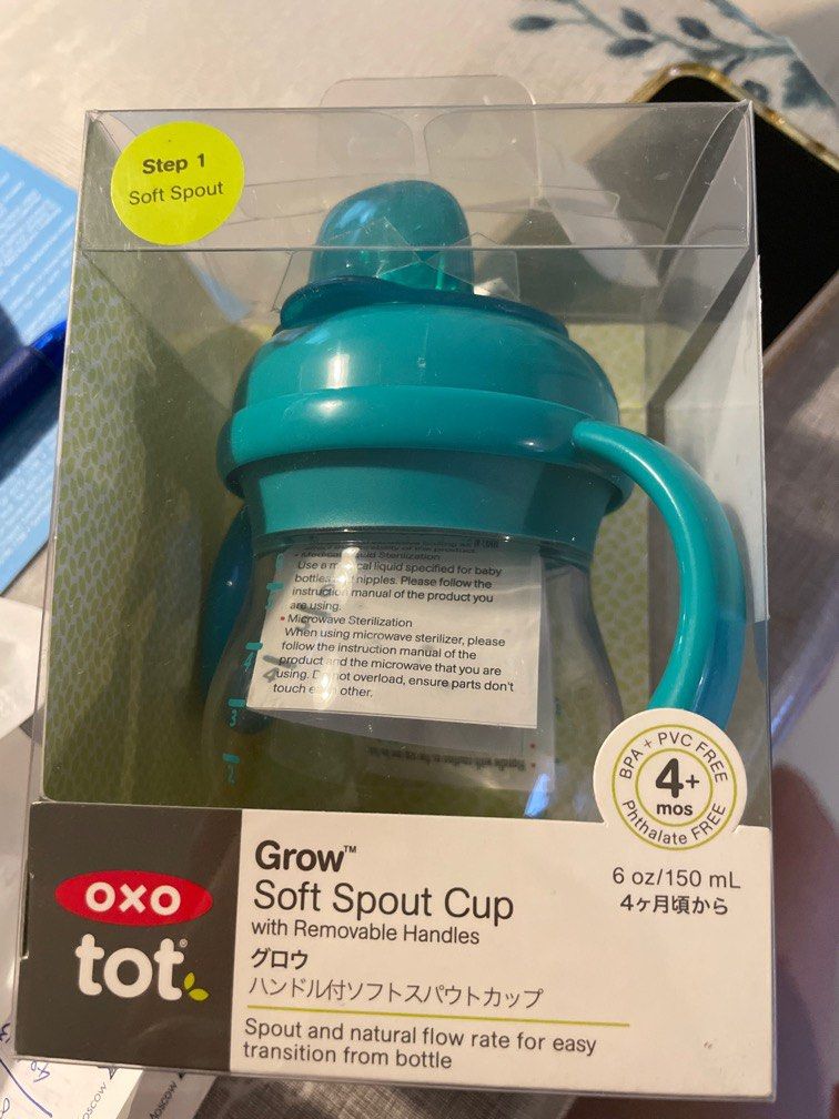 Oxo tot soft sprout cup, Babies & Kids, Nursing & Feeding, Weaning ...