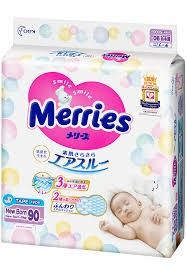 Pampers Merries super premium new born, Babies & Kids, Bathing ...
