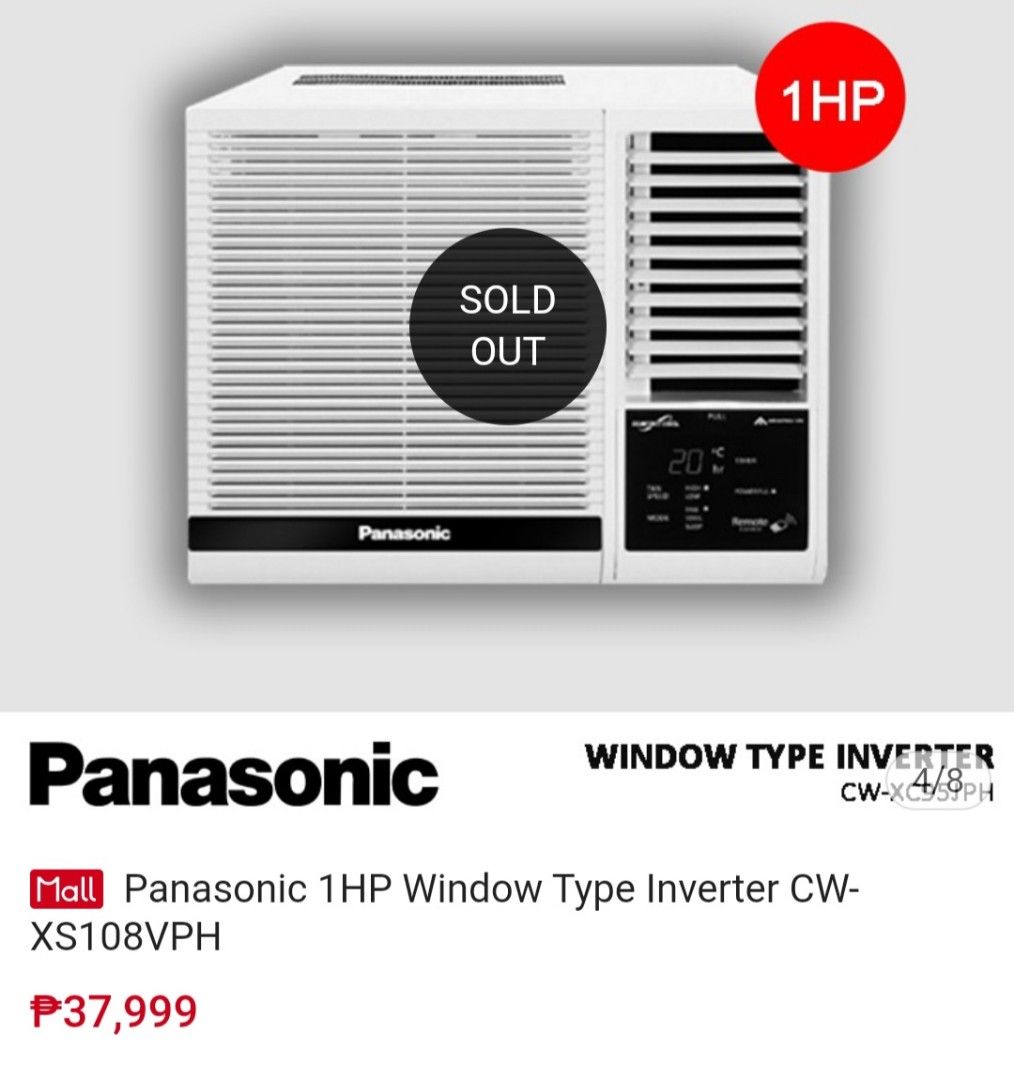 Panasonic Full DC Inverter 1HP, TV & Home Appliances, Air Conditioning ...