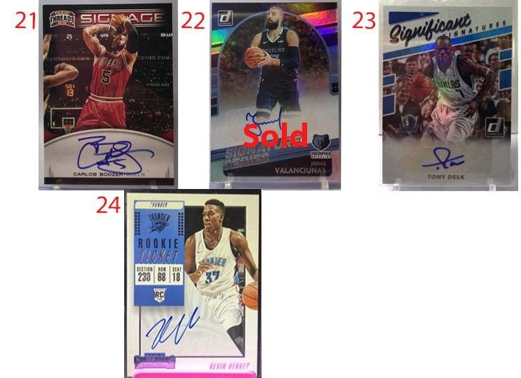 Part 4 Autograph / Signature nba cards, Hobbies & Toys, Toys & Games on ...