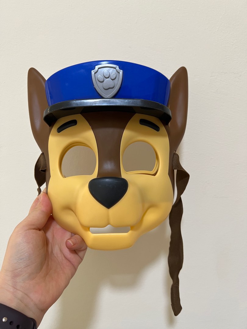 Paw Patrol Chase pup mask, Hobbies & Toys, Toys & Games on Carousell