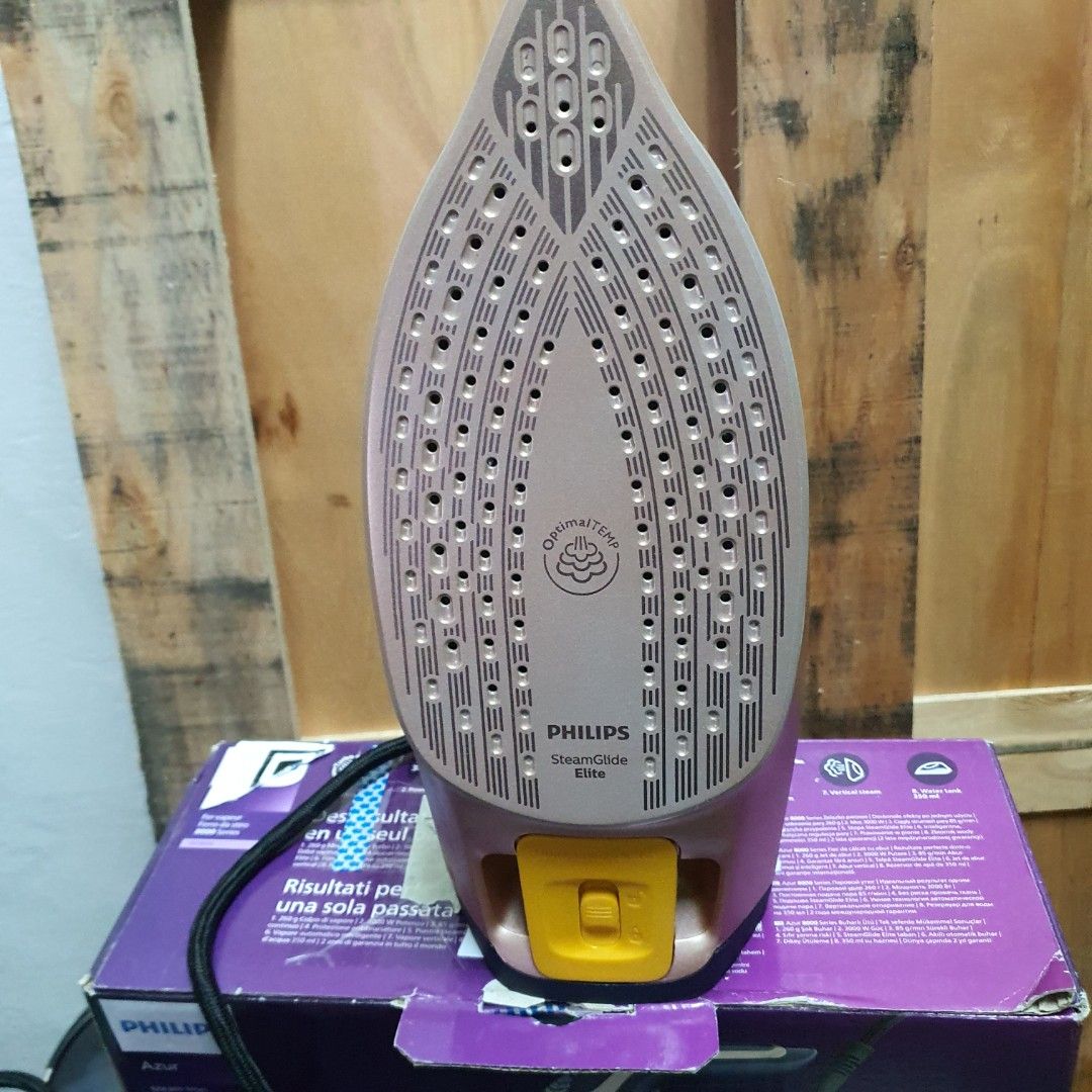Philips Azur 8000 Series Steam Iron (DST8050/26), Dark Blu, TV & Home ...