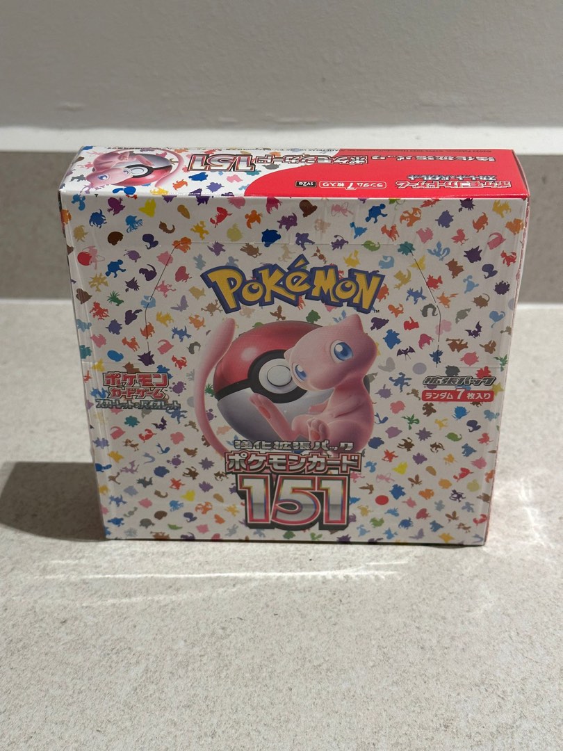 Pokemon TCG Scarlet & Violet 151 Booster Box [20 packs] Jap version - unopened; with shrink ...