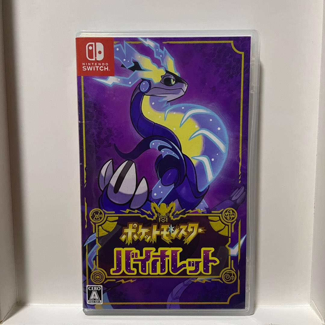 Pokemon Violet Nintendo Switch Game (Japanese Cover), Video Gaming ...