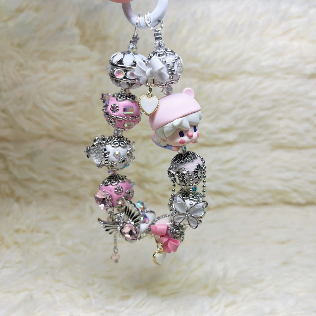 Popmart Sakura Sweet Bean Charm, Women's Fashion, Jewelry & Organisers ...