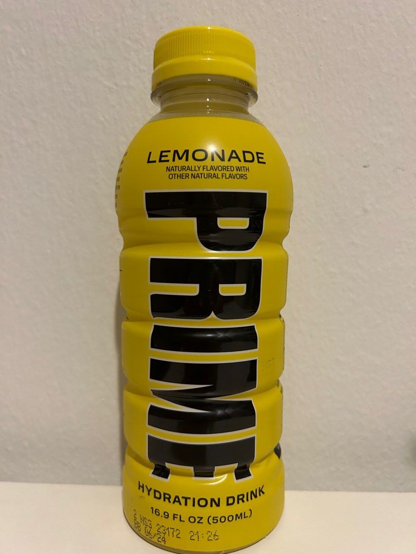 Prime Hydration Drink - Lemonade Flavor, Food & Drinks, Beverages on ...