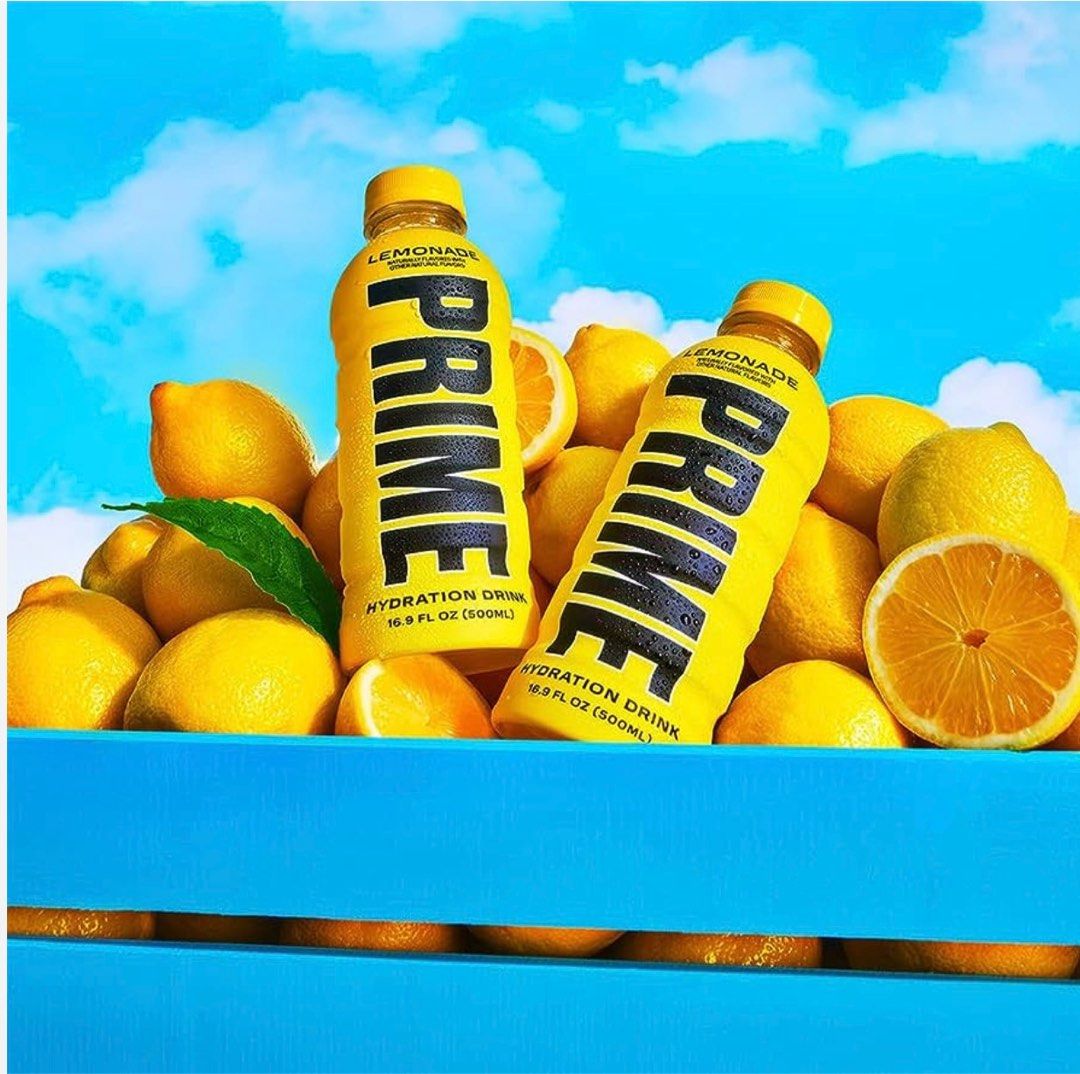 Prime Hydration Drink - Lemonade Flavor, Health & Nutrition, Health ...
