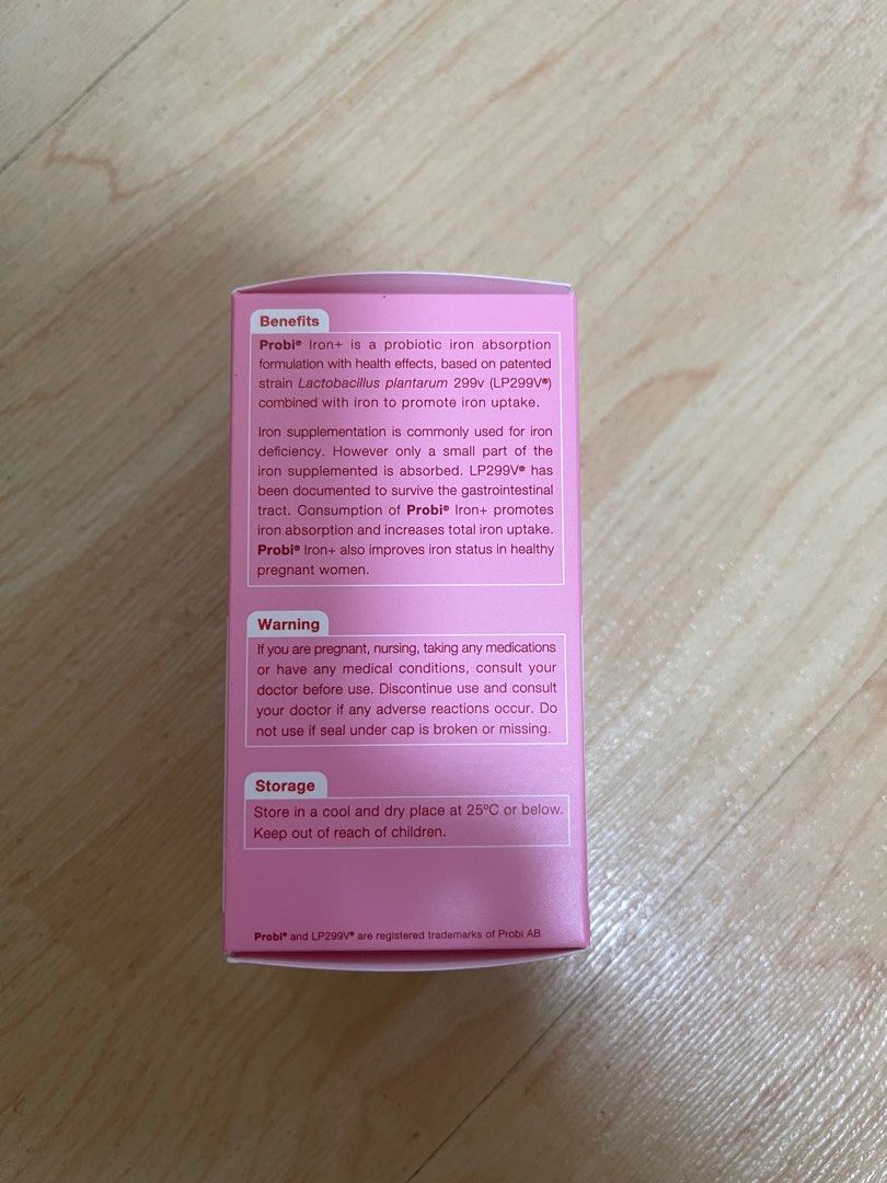 Probi Iron, Health & Nutrition, Health Supplements, Vitamins ...