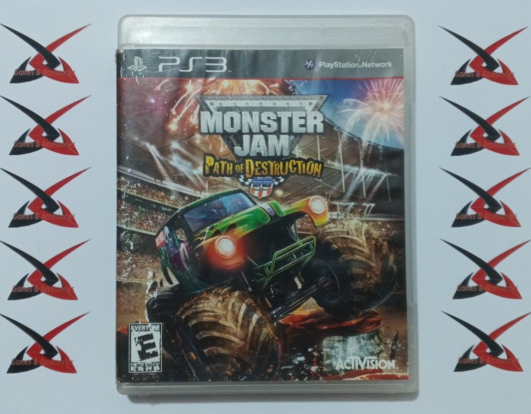 PS3 PlayStation 3 Game Monster Jam Path to Destruction, Video Gaming ...