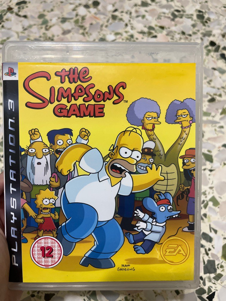 PS3 The Simpsons, Video Gaming, Video Games, PlayStation on Carousell