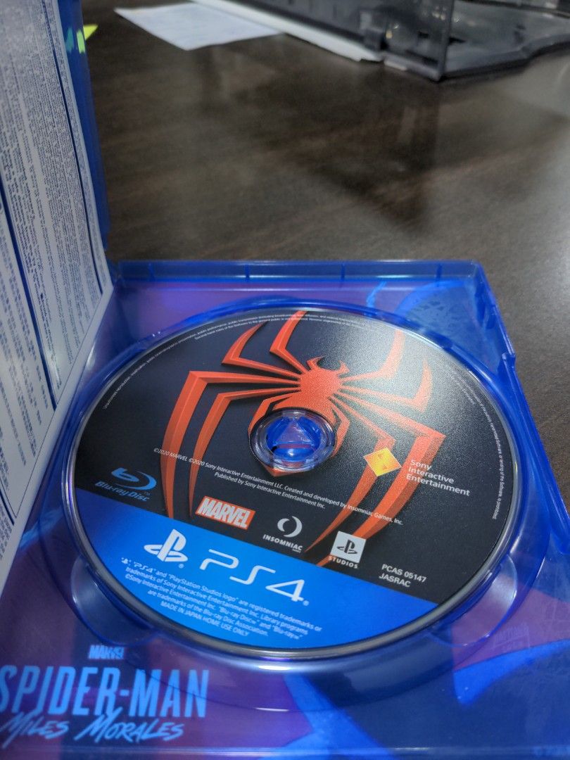 PS4 disc Spider-Man Miles Morales on Carousell