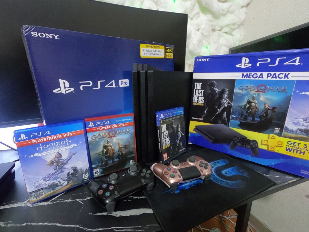 PS4 PRO 4K HDR, Video Gaming, Video Game Consoles, PlayStation on Carousell