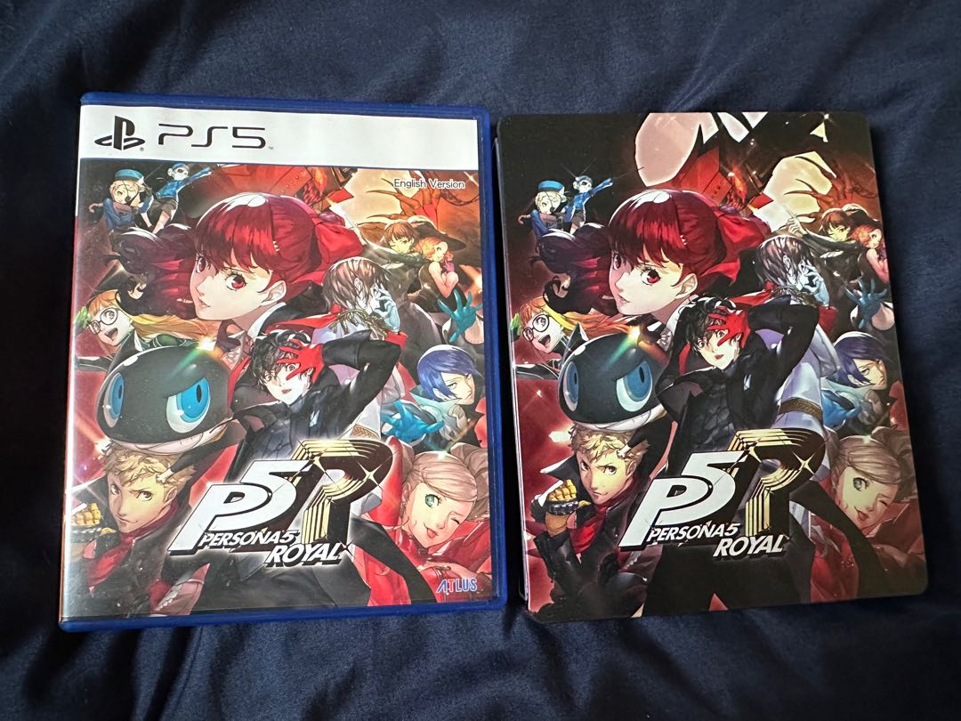 PS5 PERSONA 5 ROYAL WITH STEEL BOOK, Video Gaming, Video Games ...