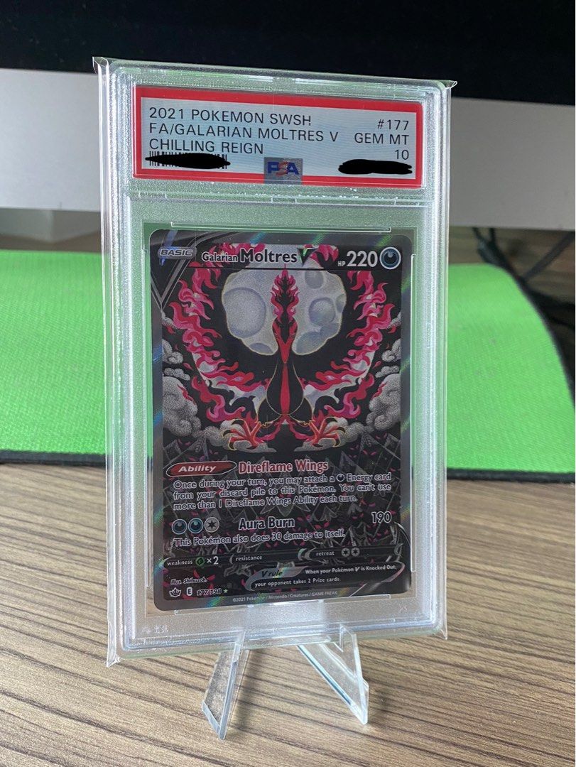 PSA 10 Galarian Moltres V AA Pokemon Chilling Reign CR Alternate Art, Hobbies & Toys, Toys ...