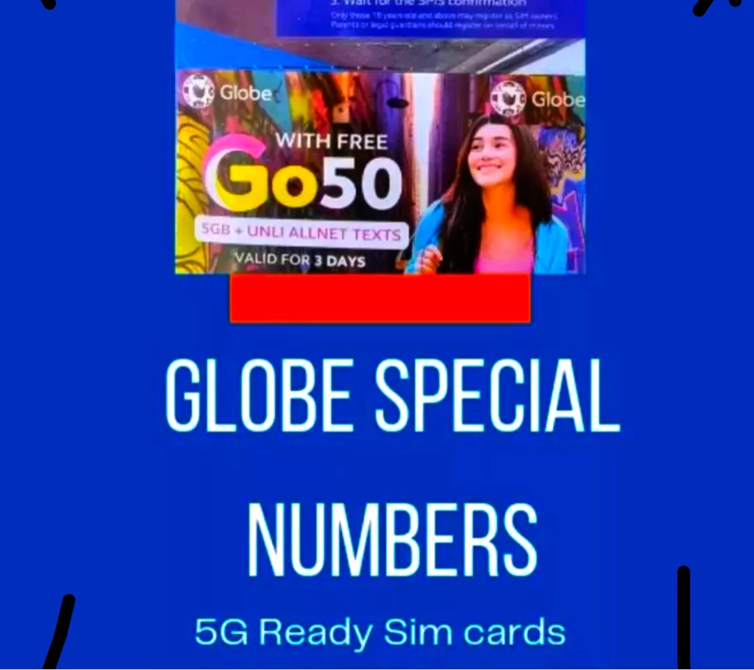 Rare Lucky Globe Sim Numbers [DM for List], Mobile Phones & Gadgets ...