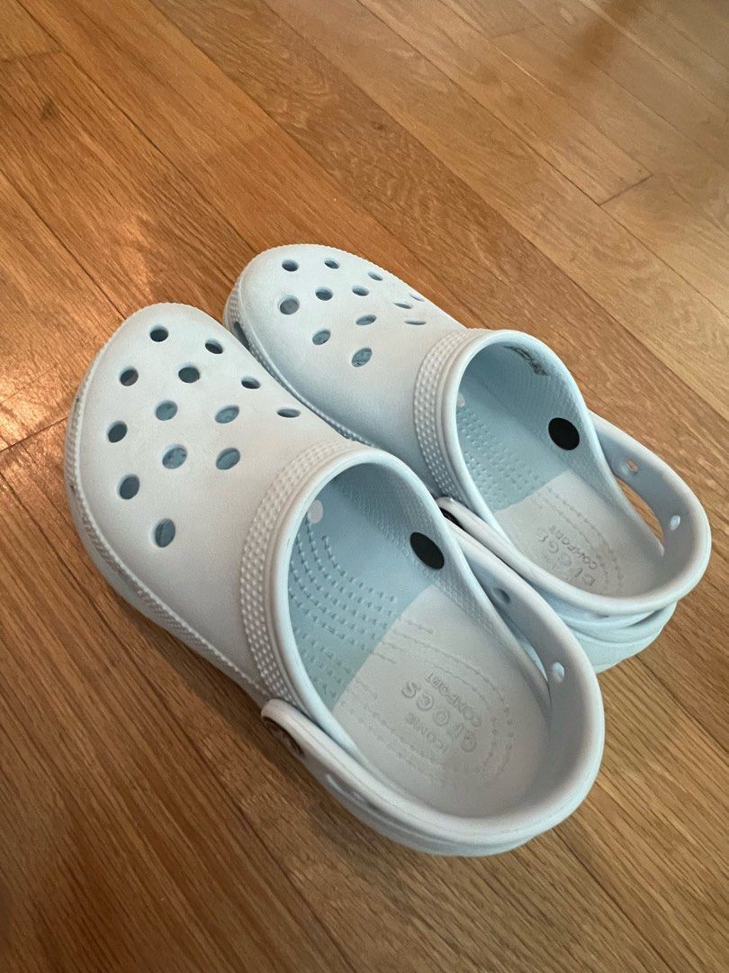 RARE MINERAL BLUE platform crocs limited, Women's Fashion, Footwear ...