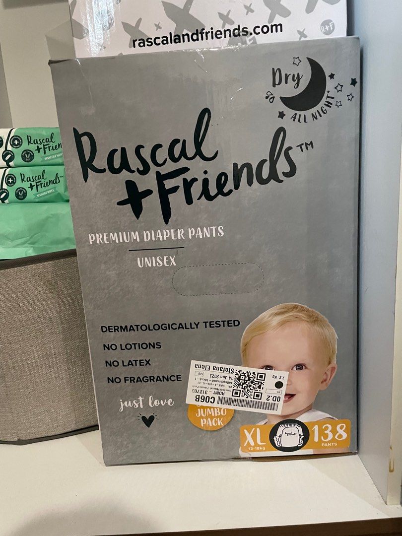 Rascal and Friends XL Pants Diapers, Babies & Kids, Bathing & Changing ...