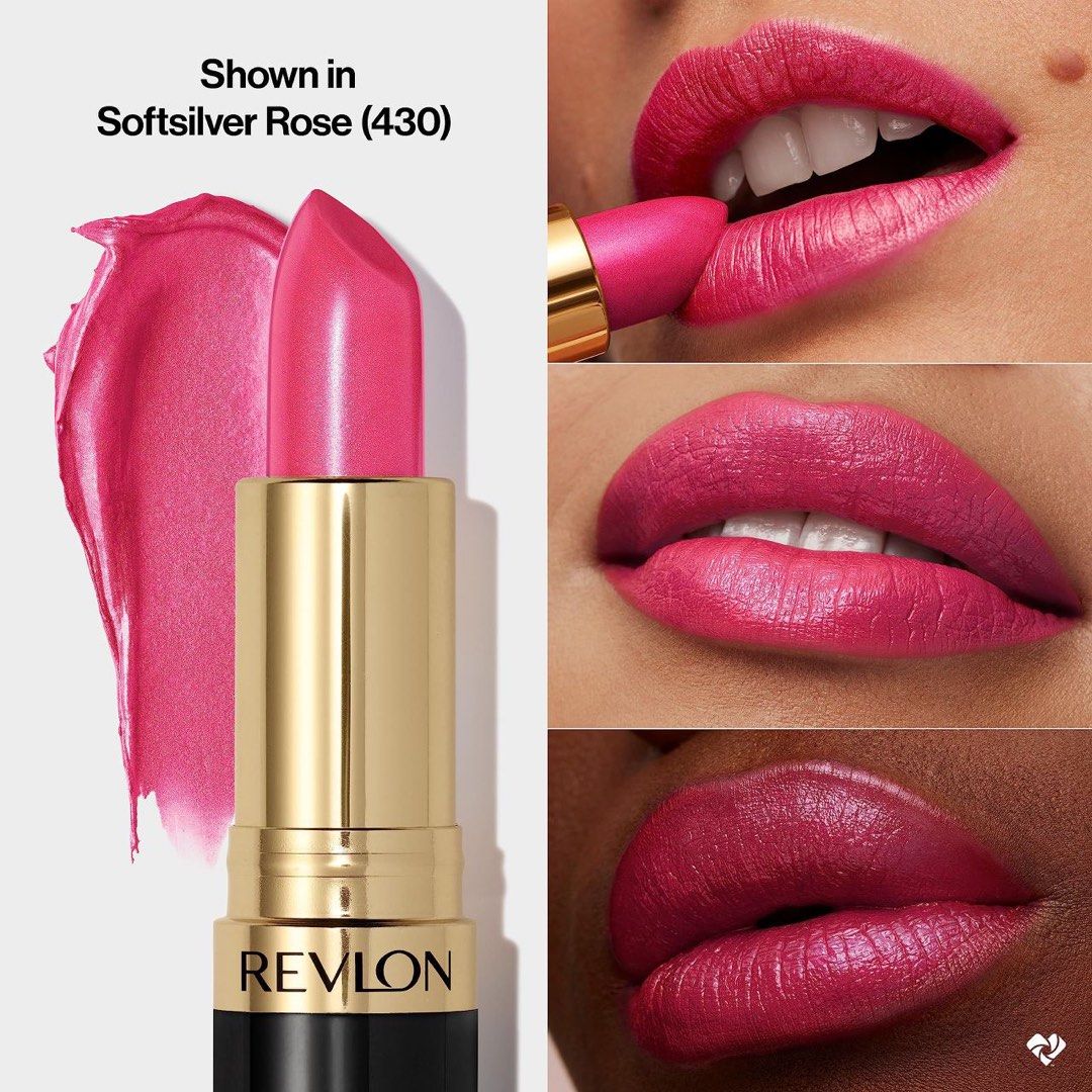 Revlon Lipstick (430 softsilver rose & 028 cherry blossom ) on Carousell