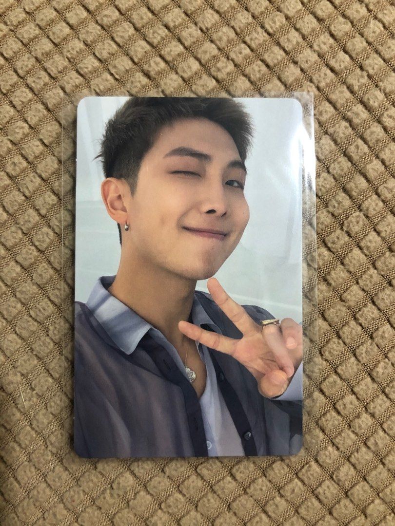 RM Namjoon BTS bulletproof photocard on Carousell