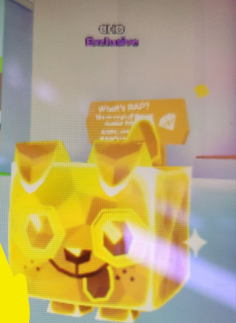 Roblox Pet sim X Huge Crystal Dog, 電子遊戲, 遊戲機配件, 遊戲週邊商品 - Carousell