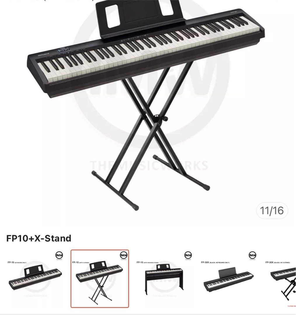 Roland Digital Piano FP10, Hobbies & Toys, Music & Media, Musical ...