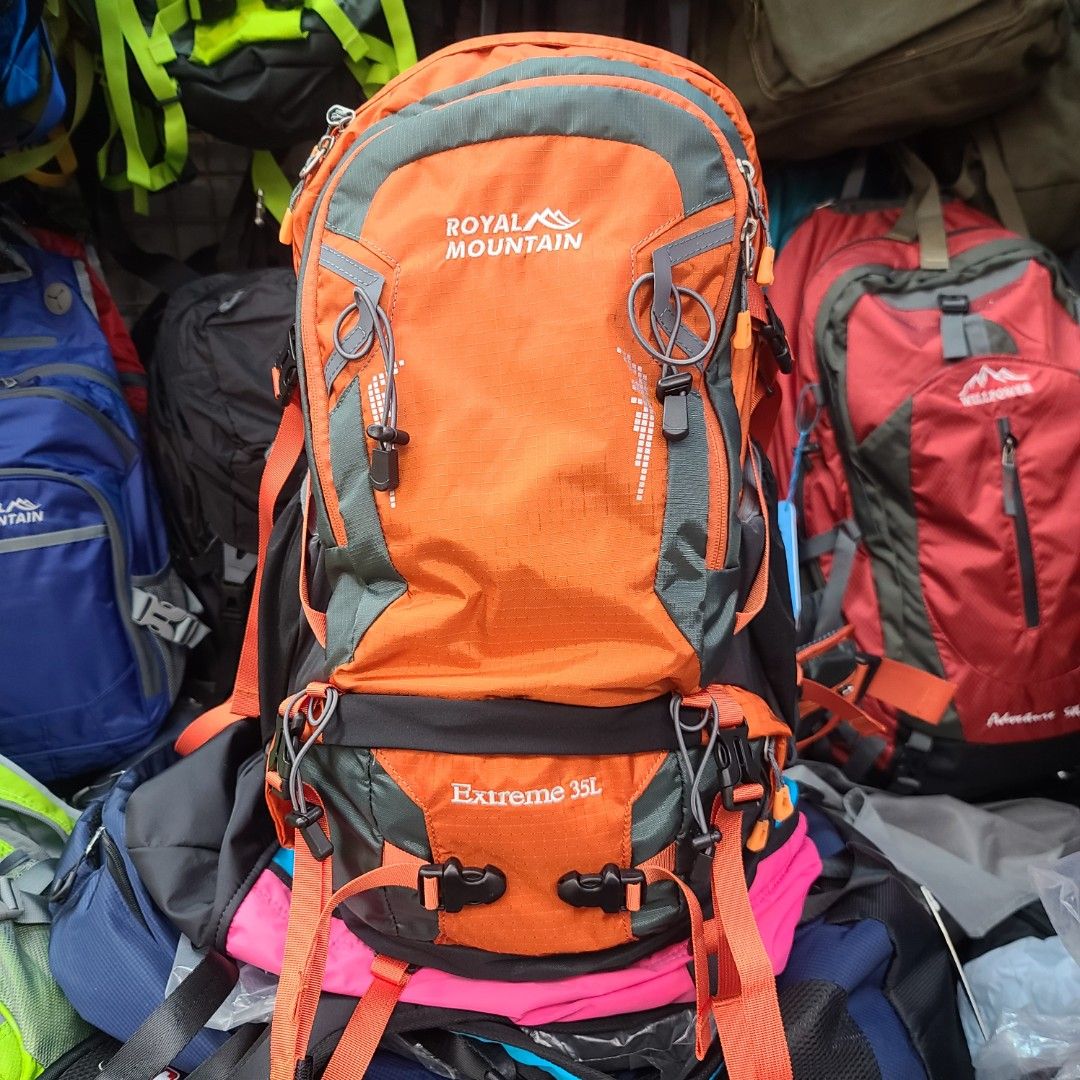 8332 ROYAL MOUNTAIN 35L 網背架背囊 35L Outdoor Sport Backpack 背包, 男裝, 袋, 背包 - Carousell