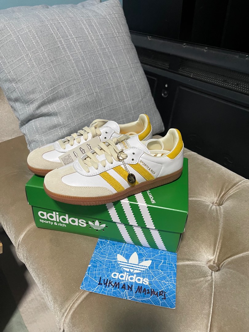 Samba OG x sporty & rich, Women's Fashion, Footwear, Sneakers on Carousell